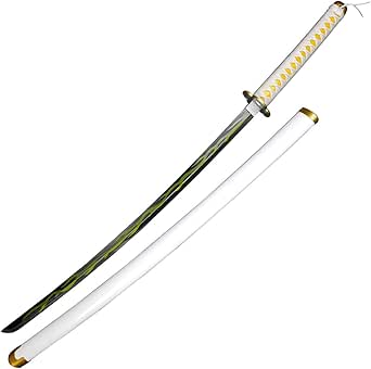 Amazon.com: Demon Slayer Sword Metal Samurai Sword, Katana. Dull Edge ...