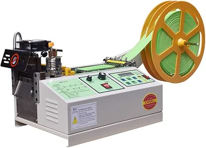 BMGIANT Automatic Digital Belt Cutter Hot And Cold Cloth Belt Cutting ...