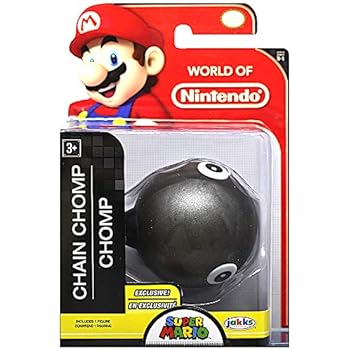 Amazon.com: World of Nintendo Super Mario Chain Chomp 2.5-Inch Mini ...