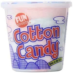 Amazon.com : Fun Sweets Cotton Candy, Roller Coaster, 1.5 Ounce (Pack ...