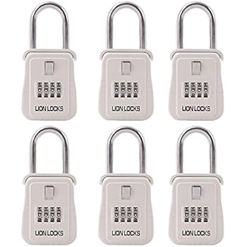 Amazon.com: Lion Locks 1500 Key Storage Realtor Lock Box with Set-Your ...