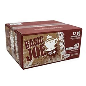 Basic Joe Coffee 100% Arabica Coffee Medium Roast Single Serve Coffee ...