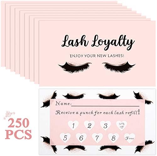 Lash Extension Refill Filler Loyalty Punch Cards Customer Loyalty Cards ...