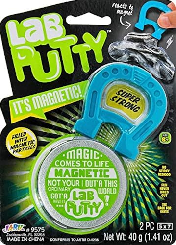 Lab Putty Magnetic Slime with Magnet Included (1 Unit ) by JA-RU ...