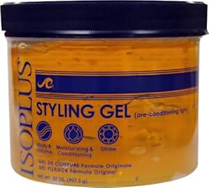 Amazon.com : Isoplus Styling Gel (Pre-conditioning Light) 32oz : Hair ...