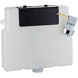 Tavistock Vortex Slimline Compact Dual Flush Back To Wall Pneumatic AIR ...