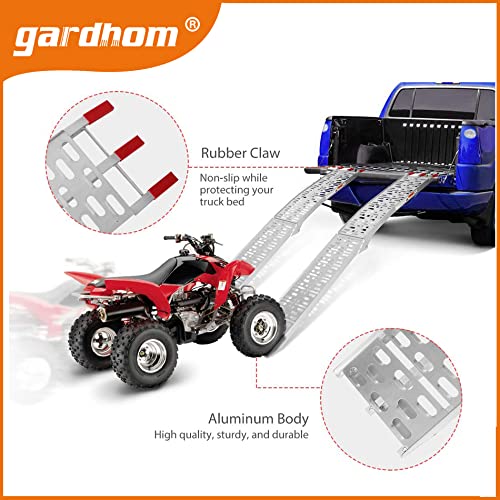 ATV Loading Ramps, gardhom 2 PC 1500 lbs Capacity 7.5' Aluminum Folding ...