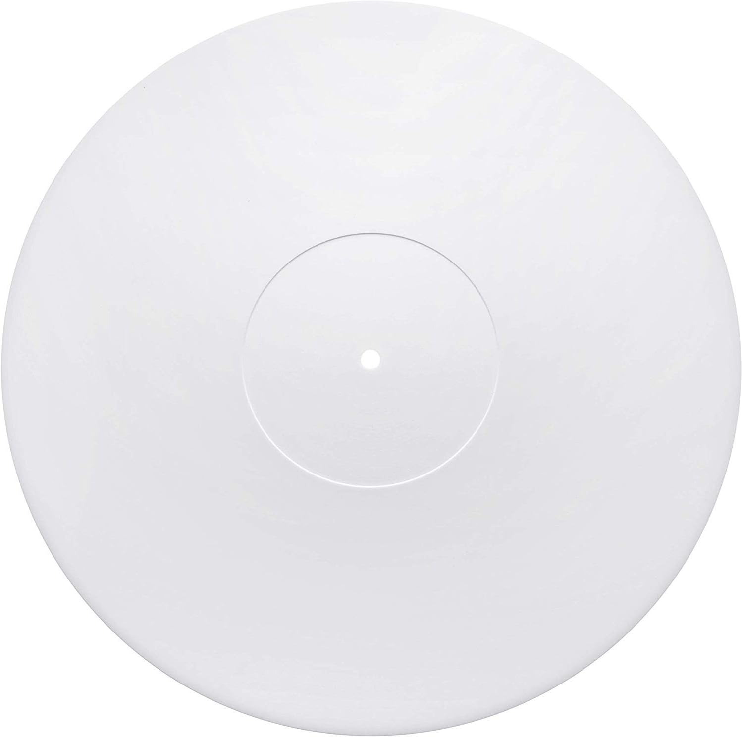 Acrylic Turntable Mat | White | LP Slipmat with Record Label Recess ...
