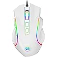 Amazon.com: Redragon M602 Griffin RGB Gaming Mouse, RGB Spectrum Backlit Ergonomic Mouse with 7 ...