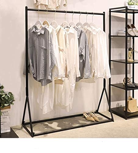 FONECHIN Industrial Pipe Clothing Rack for Clothing Display, Heavy Duty ...