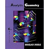 Analytic Geometry: Douglas F. Riddle: 9780534948542: Amazon.com: Books