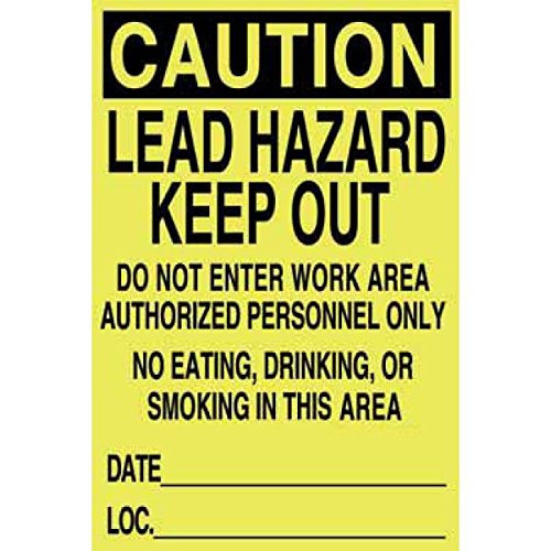 Lead Hazard Sign: Amazon.com: Industrial & Scientific
