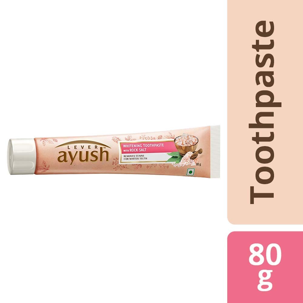 Buy Ayush Whitening Toothpaste - 80 g (Rock Salt) Online at Low Prices ...