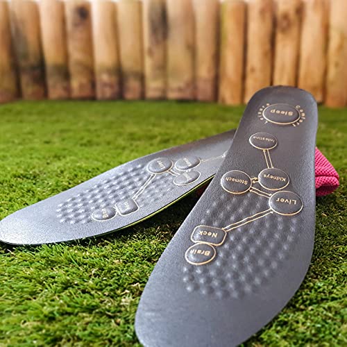 Carespot Acupressure Magnetic Massage Insoles for Men/Women, Foot ...