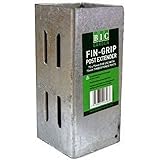 1 x 100mm x 100mm (4" x 4") Fence Post Extender: Amazon.co.uk: DIY & Tools