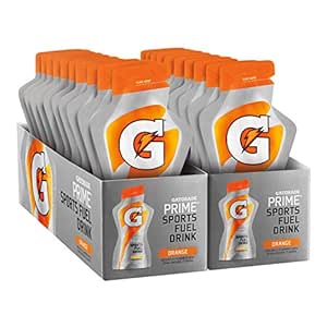 Amazon.com : Gatorade Prime Sports Fuel Drink, Orange, 4 Ounce Pouches ...