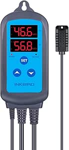 Amazon.com: Inkbird Digital Pre-Wired Outlet Dual Stage Humidity Controller IHC-200 for Mushroom ...