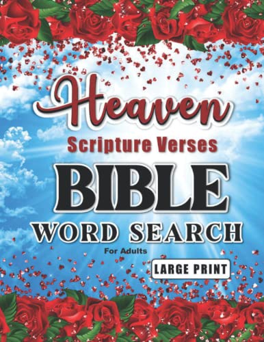 Heaven Bible Verses Word Search for Adults Large Print: Glimpses of ...