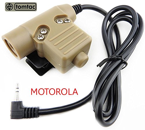 Buy TOMTAC AIRSOFT U94 PTT TAN 2 WAY RADIO SWITCH SORDINS COMTAC ...