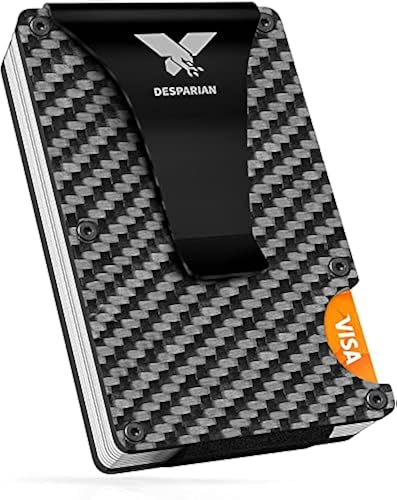 Minimalist Carbon Fiber Slim Wallet | RFID Blocking Front Pocket Wallet ...