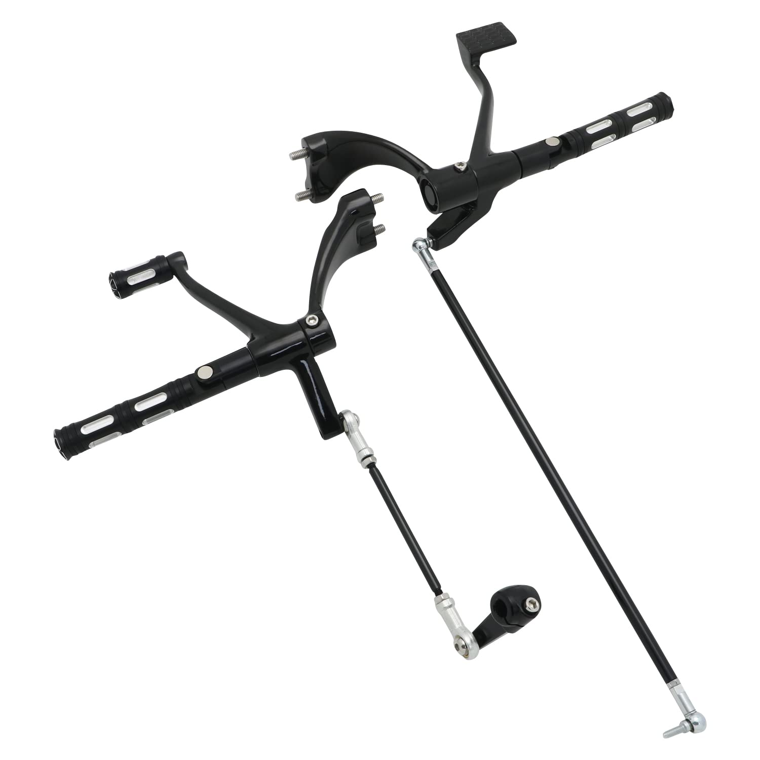 Motorcycle Forward Controls Complete Kit Pegs Levers Linkages For ...