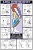 ALGRA Leg Workout 24" X 36" Laminated Chart in Oman | Whizz Fitness ...