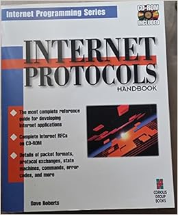 Internet Protocols Handbook (Internet Programming Series): Amazon.co.uk ...