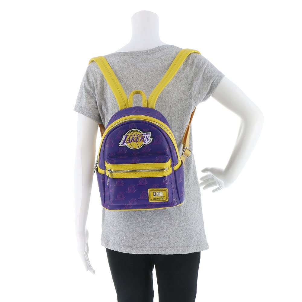 Loungefly NBA: Los Angeles Lakers Logo Mini-Backpack on Galleon Philippines