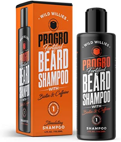 PROGRO Beard Growth & Moisturizing Shampoo by Wild Willies - Fortified ...