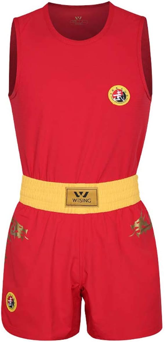 Wesing Wushu Sanda Suit Sanshou Uniform Competetion Training Dragon ...