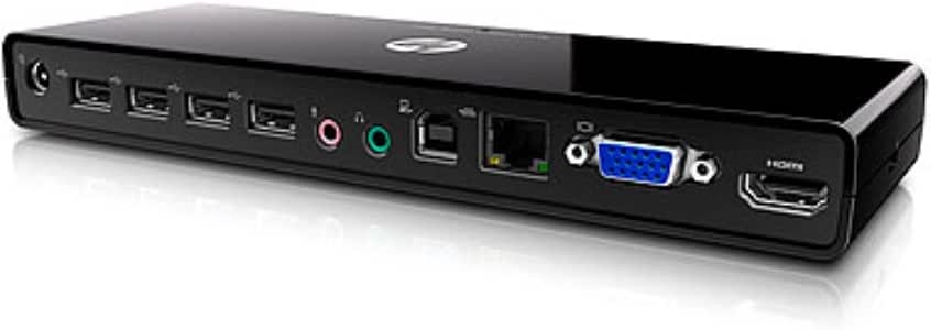 HP Replicador de puerto HP 2005pr USB 2.0 - Base (0.235 kg, 219.5 x 70. ...