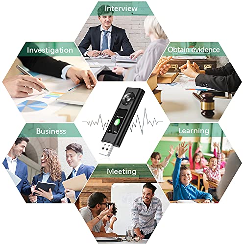 Digital Voice Recorder 16GB Voice Activated Recorder for Lectures ...