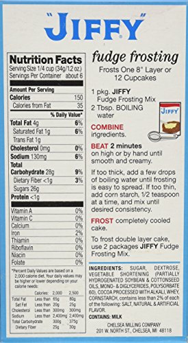 jiffy fudge frosting mix