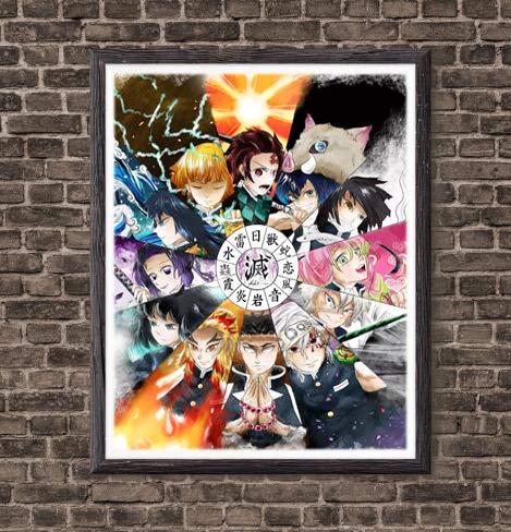 Buy Demon Slayer 9 Hashira Master Pillars Kimetsu No Yaiba Manga Anime ...