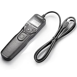 Amazon.com : Neewer DSLR Camera Shutter Release Wired LCD Timer Remote Control Intervalometer ...