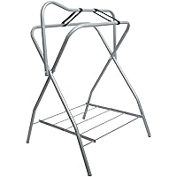 Amazon.com: Roma Lightweight Collapsible Saddle Stand - Black : Pet ...