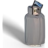 Amazon.com : 100 lb Propane Tank Cover， With 600D Waterproof, Dustproof ...