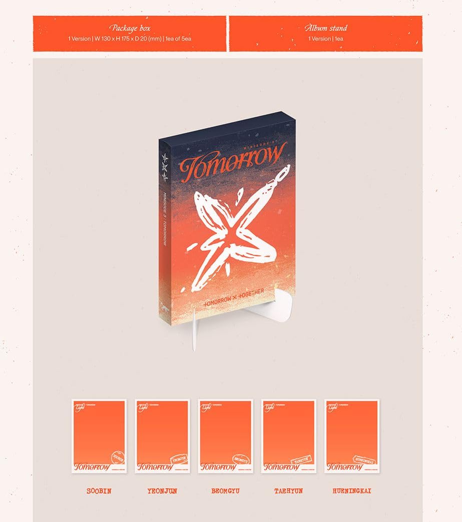 Mua TXT minisode 3: TOMORROW 6th Mini Album Light 5 Ver Set TXT ...