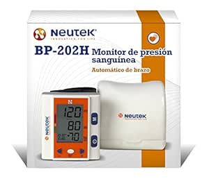 Neutek BP-202H Medidor de Presión Arterial Automático para Muñeca ...