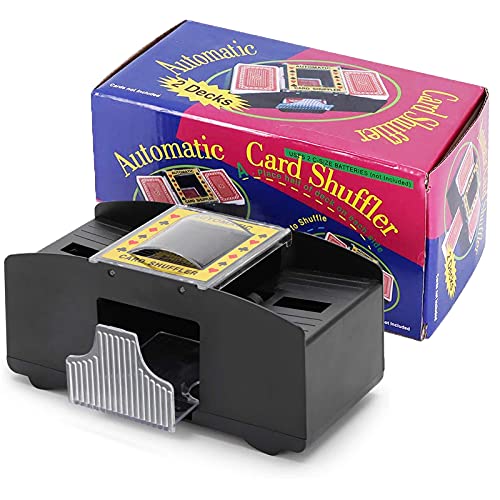 Automatic Shufflers 2 Decks Playing Card Shuffling Machine Battery ...