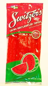Amazon.com : Switzer's Chewy Watermelon Twists (Licorice, Single 6 Oz ...