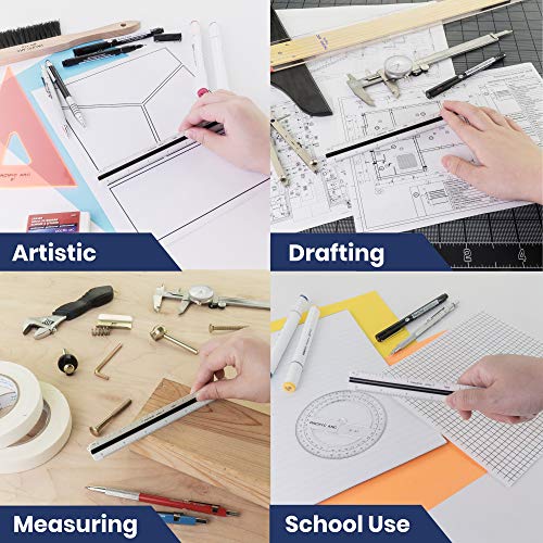 Pacific Arc Architectural Scale Ruler, 6" Scale Ruler for Architectural ...