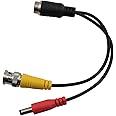 Amazon.com: DGZZI 4P Aeronautical Male to BNC + DC Male Connector Cable ...