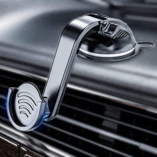 pop-tech Suction Cup Phone Holder for Socket Users, Dashboard Car Phone ...