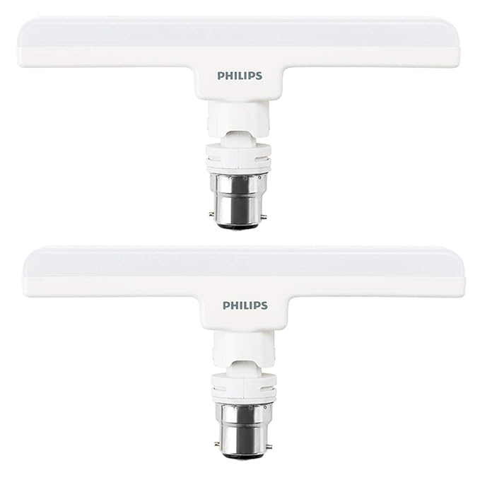 Buy PHILIPS 10W B22 LED Cool Day Light Bulb, Pack of 2 (Stellar Bright ...