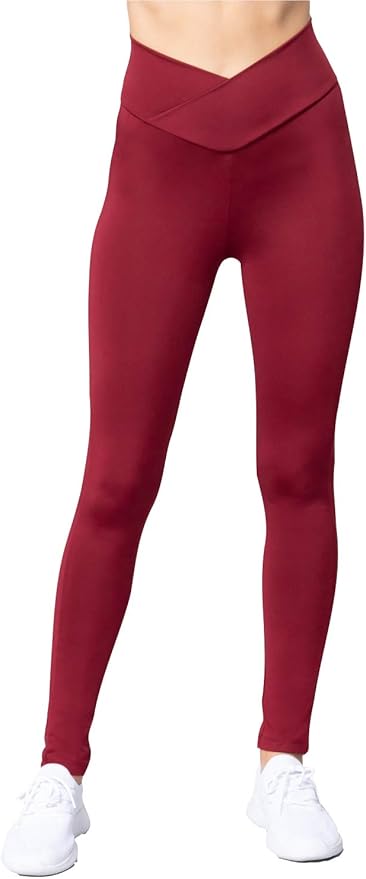 Women's Cross | V-Shaped Waist Band Althletic Workout Full Length Yoga ...