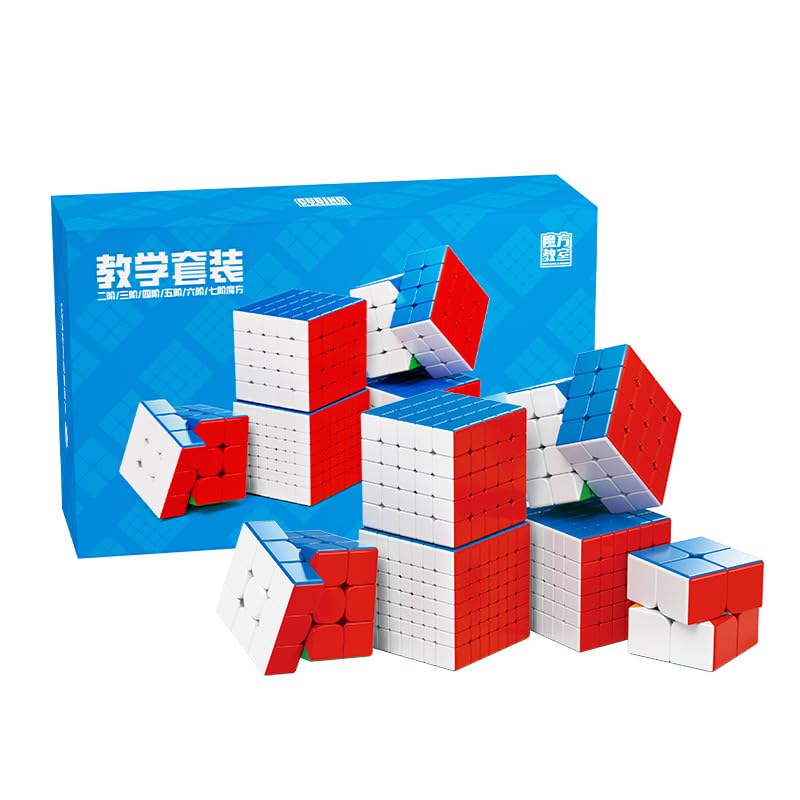Cuberspeed Moyu MFJS WCA 2-7 Set Speed Cube Gift Box Magic Cube Bundle ...
