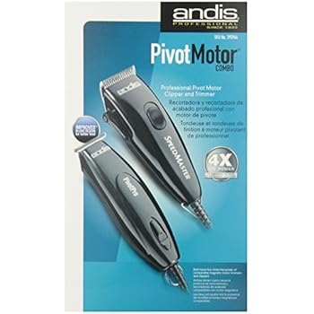 Amazon.com: ANDIS PRO 24075 Pivot Motor Clipper/Trimmer Combo, Black ...