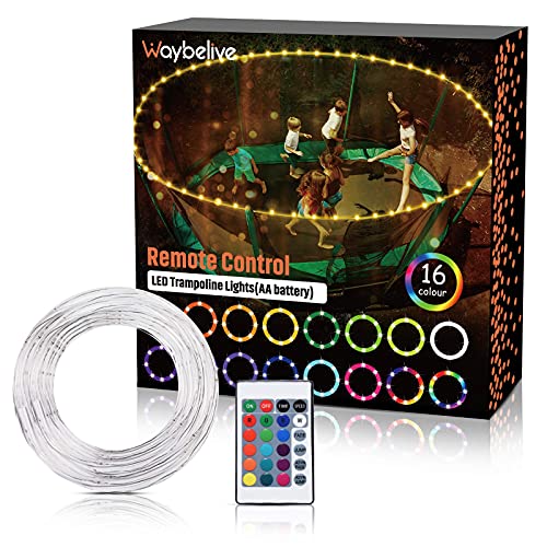 Trampoline 8ft Solar Powered Version] LED Trampoline Lights With Solar ...