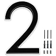 Amazon.com: Floating House Number 2, YIPLED 6 Inch Modern House Numbers ...
